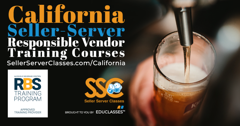 California Alcohol Seller Course | RBS Certification | $9
